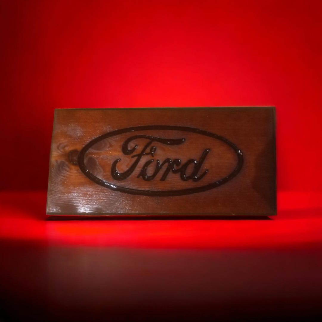 Ford Motors Handmade Wood Wall Sign Hanging Wall Art Rustic Plaque Home ...