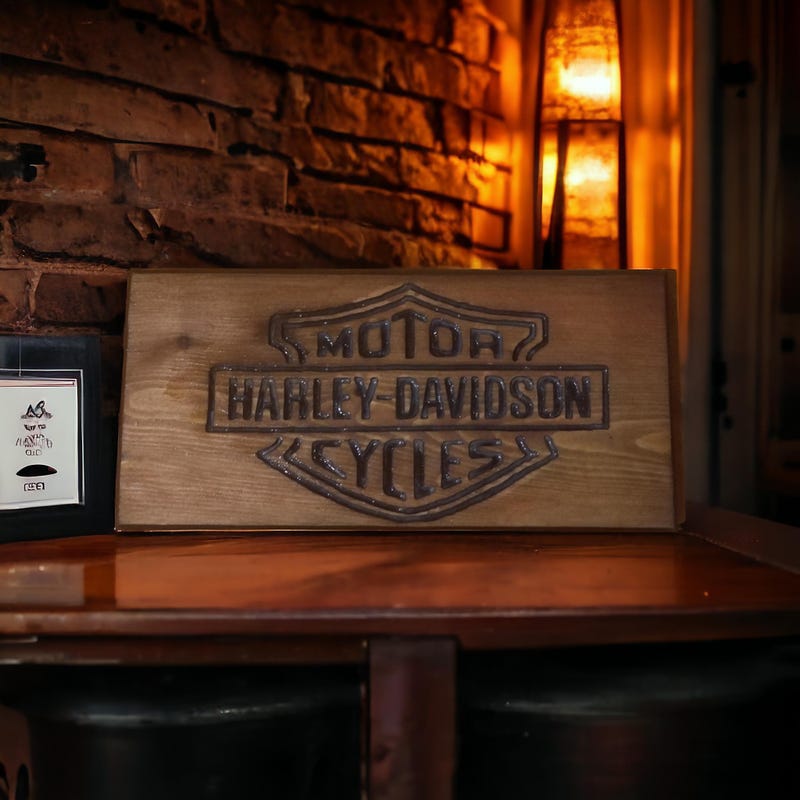 Harley Davidson Sign - Etsy
