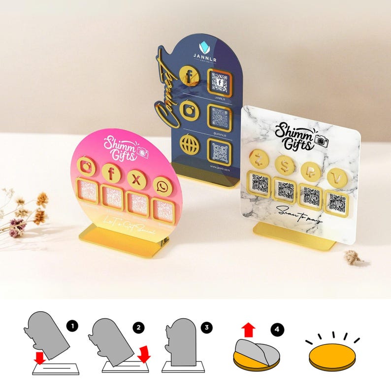 Multi QR Code Sign,custom QR Code Sign for Business ,payment Sign ...