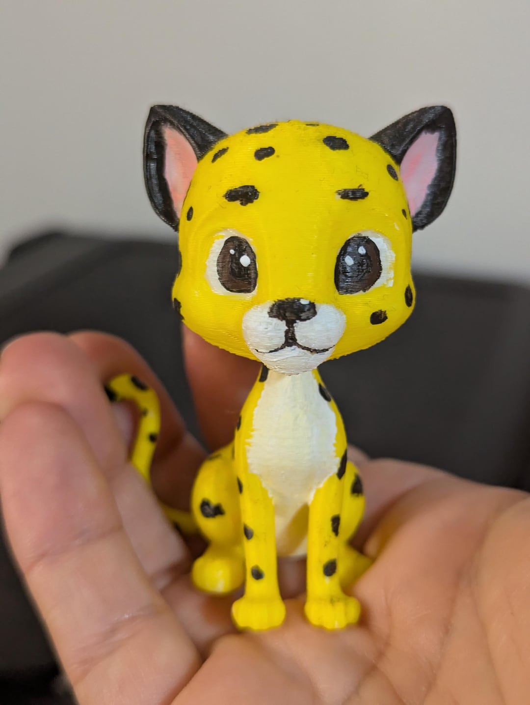 Adorable 3D Printed Cheetah - Etsy