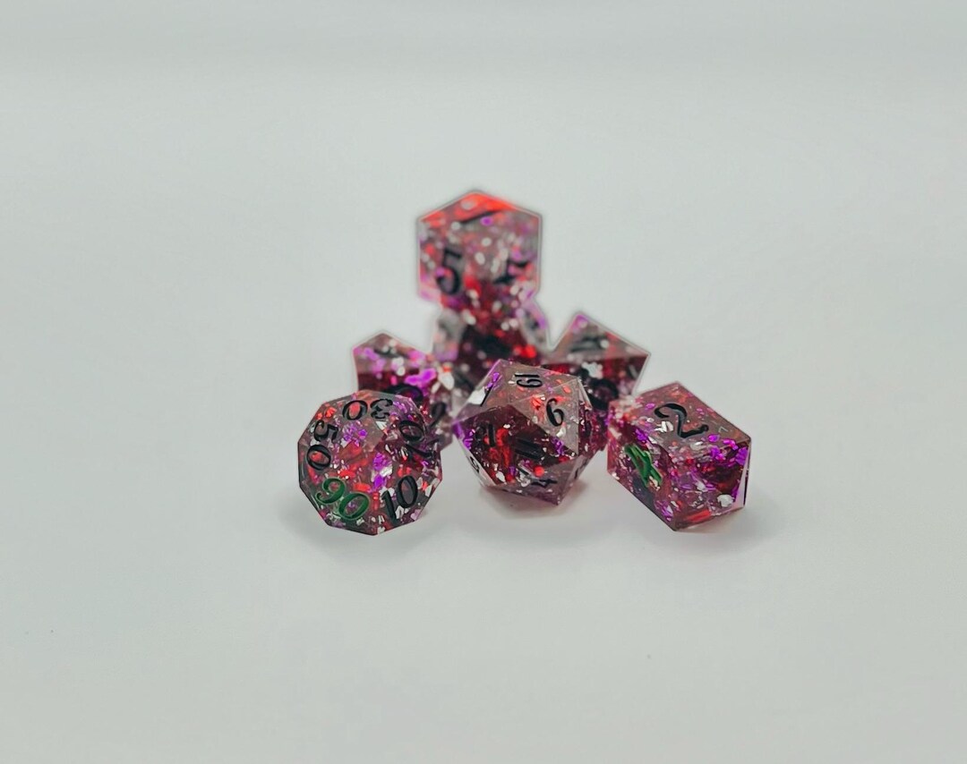Glitter Bomb Dice Sets - Etsy