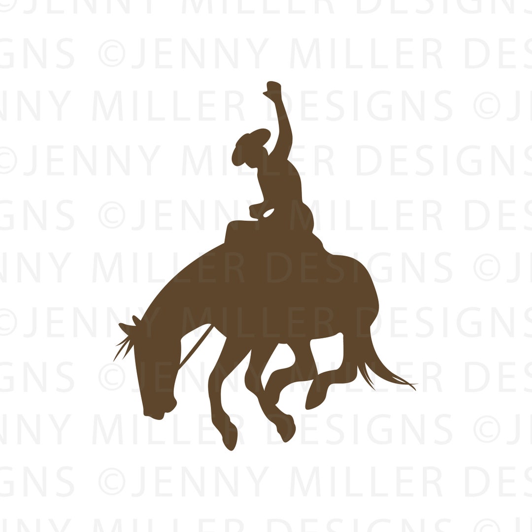 Rodeo Cowboy SVG, Cricut, Silhouette, Rodeo, Cowboy, SVG, DXF, Png, Jpg ...