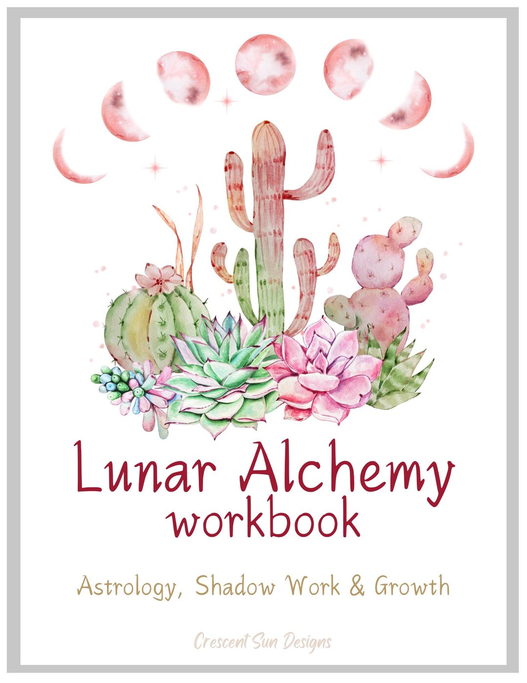 Lunar Alchemy Workbook: Astrology, Shadow Work & Growth – Digital ...