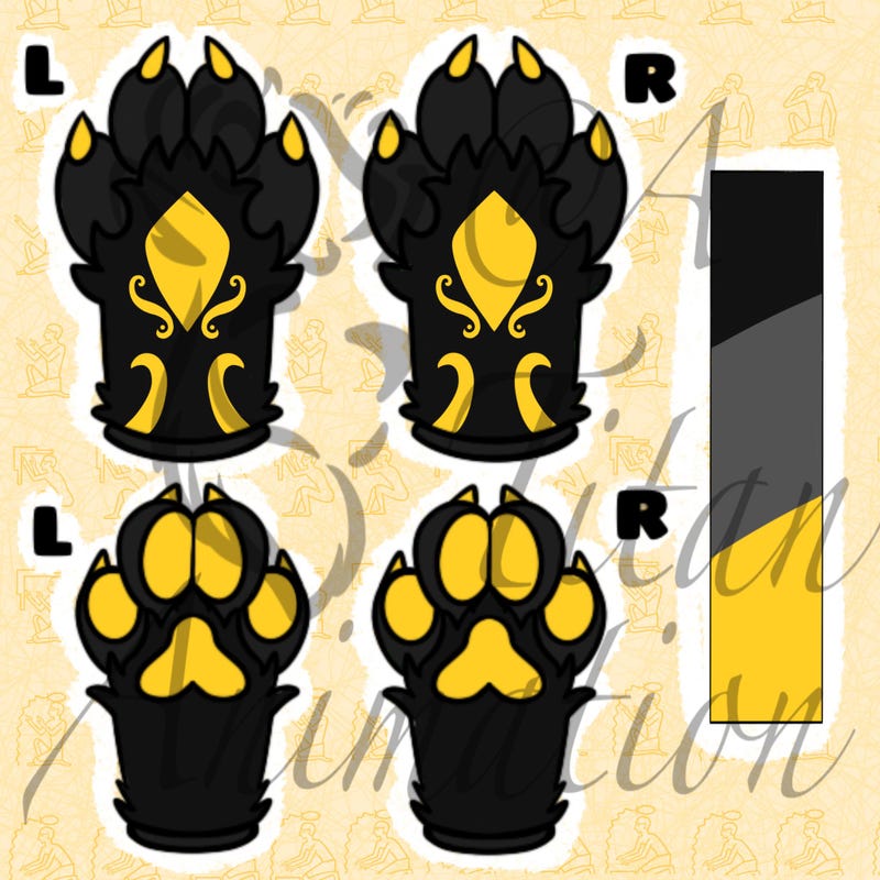 Paw Ref Sheet - Etsy