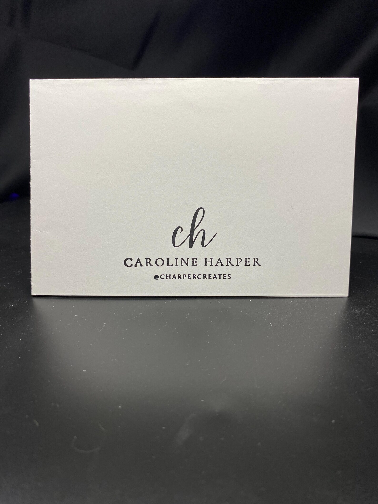 Thank You Note, Simple Thank You Note, Handmade Thank You Note, Hand ...