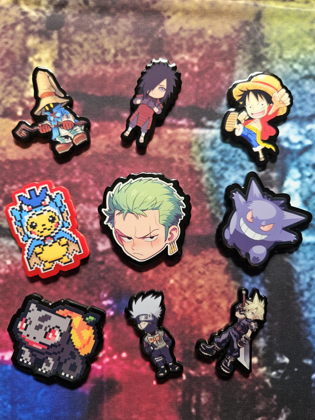 Custom and Premade Anime and Video Game Retractable Badge Reels, Pins ...