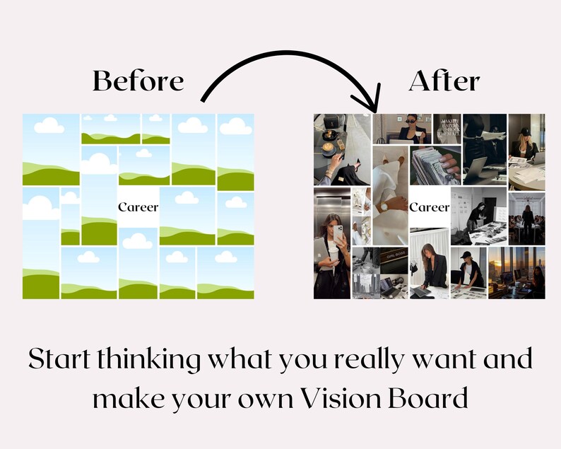 2025 Vision Board Kit: Editable Templates (digital Download) - Etsy