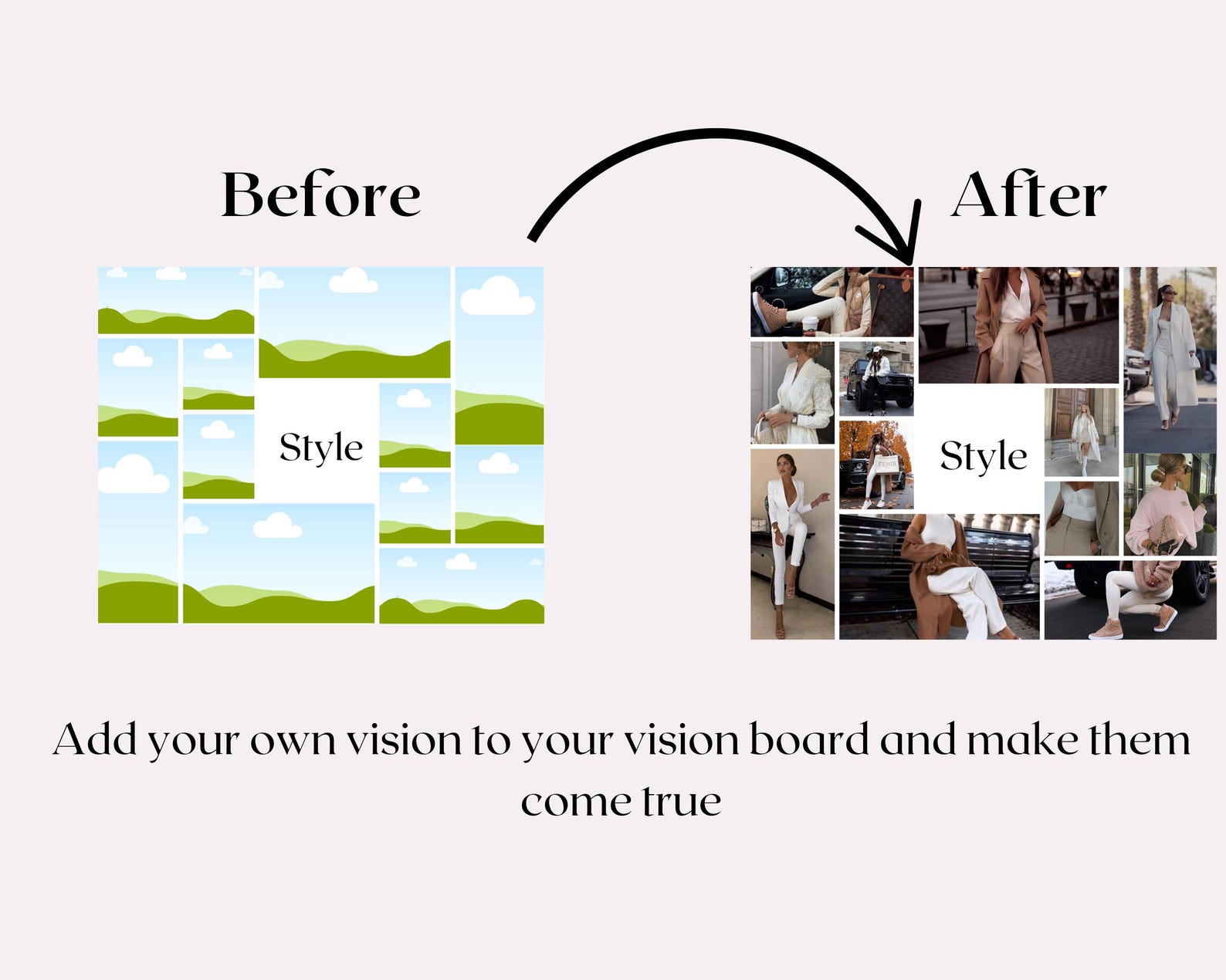 2025 Vision Board Kit: Editable Templates (digital Download) - Etsy