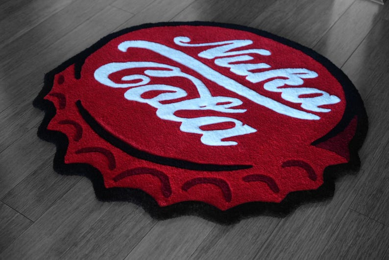 Fallout Rug | Nuka Cola | Tufted Rug | Home Decor | Bottle Cap | New ...