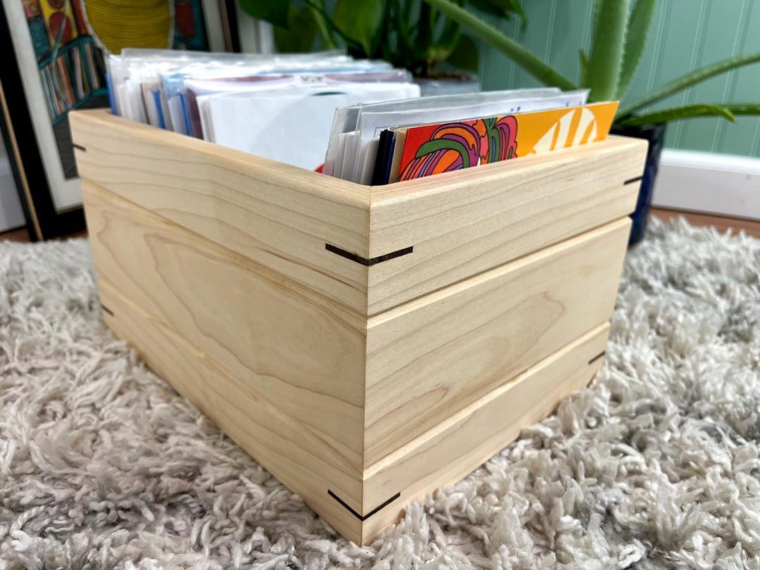 45 Record Crate for 7" Vinyl Record Storage - the Michels - Etsy