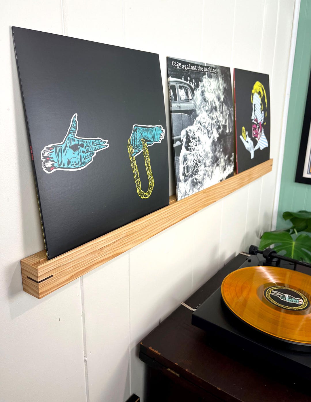 Triple Record Display Ledge - the Michels - Etsy