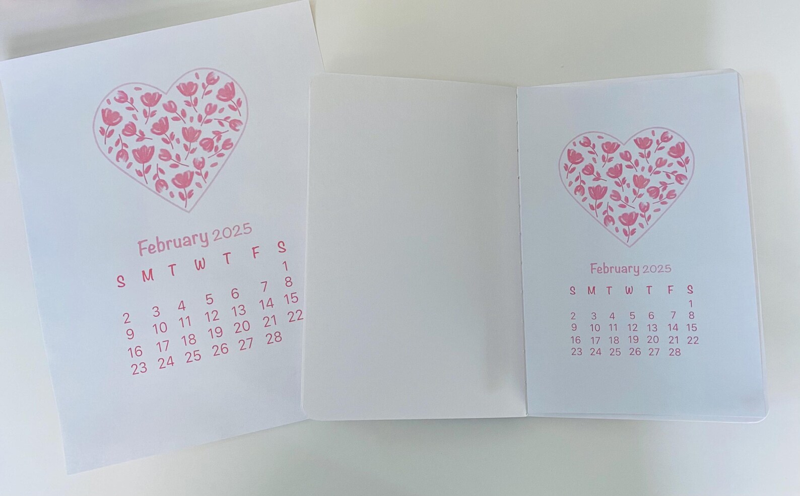 February 2025 Calendar, February 2025 Printable Calendar, Calendar in ...