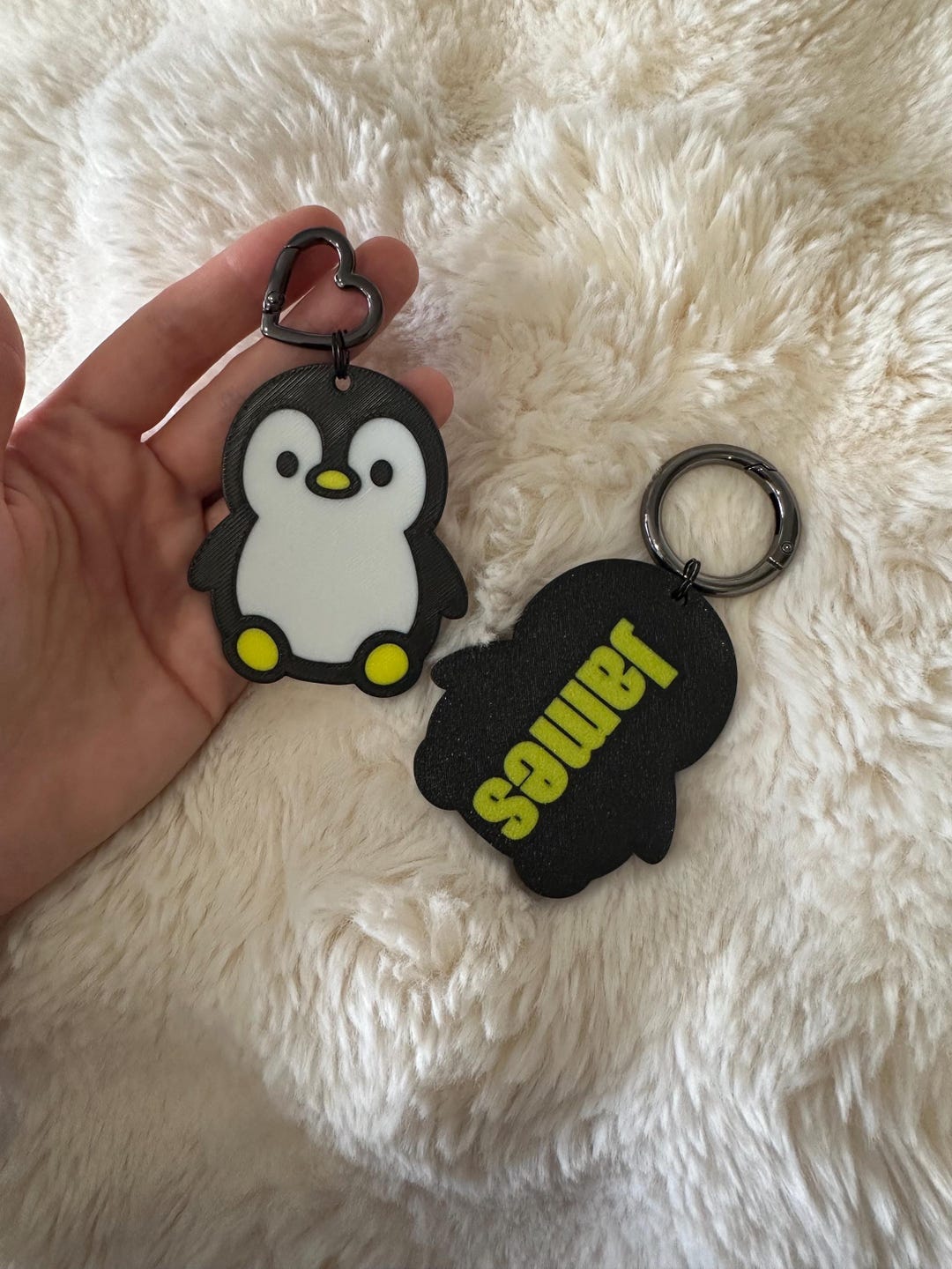 Personalized Penguin Name Tag: Kids Backpack ID Label - Etsy