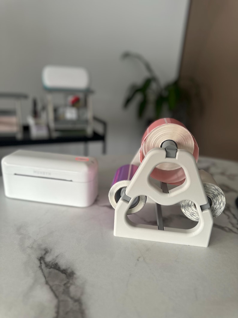 Triple Thermal Label Holder 3D Print STL + BAMBU Files (digital ...