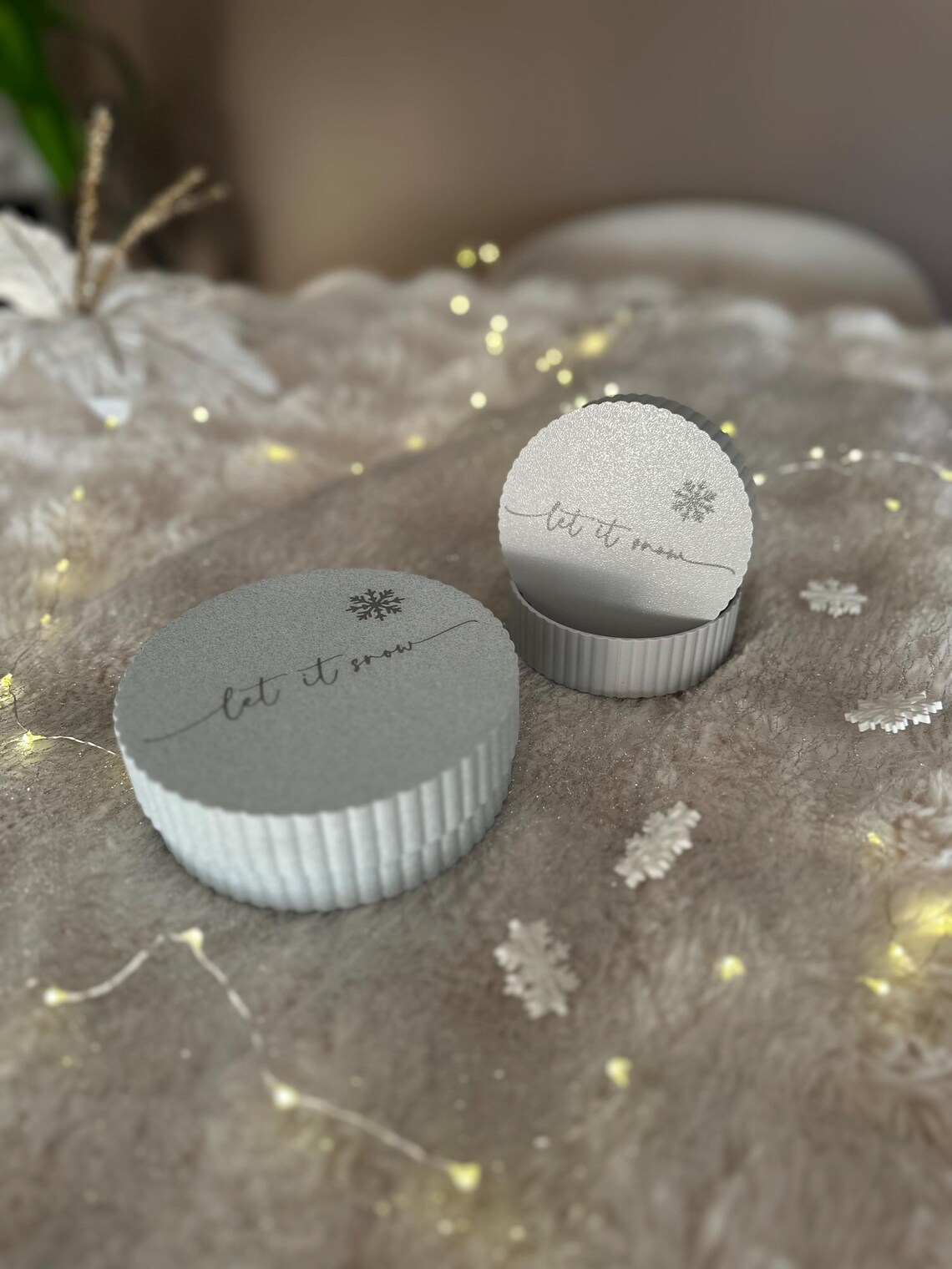 Let It Snow Gift Box – 3D Printable STL + Bambu Files | Snowflake Money ...