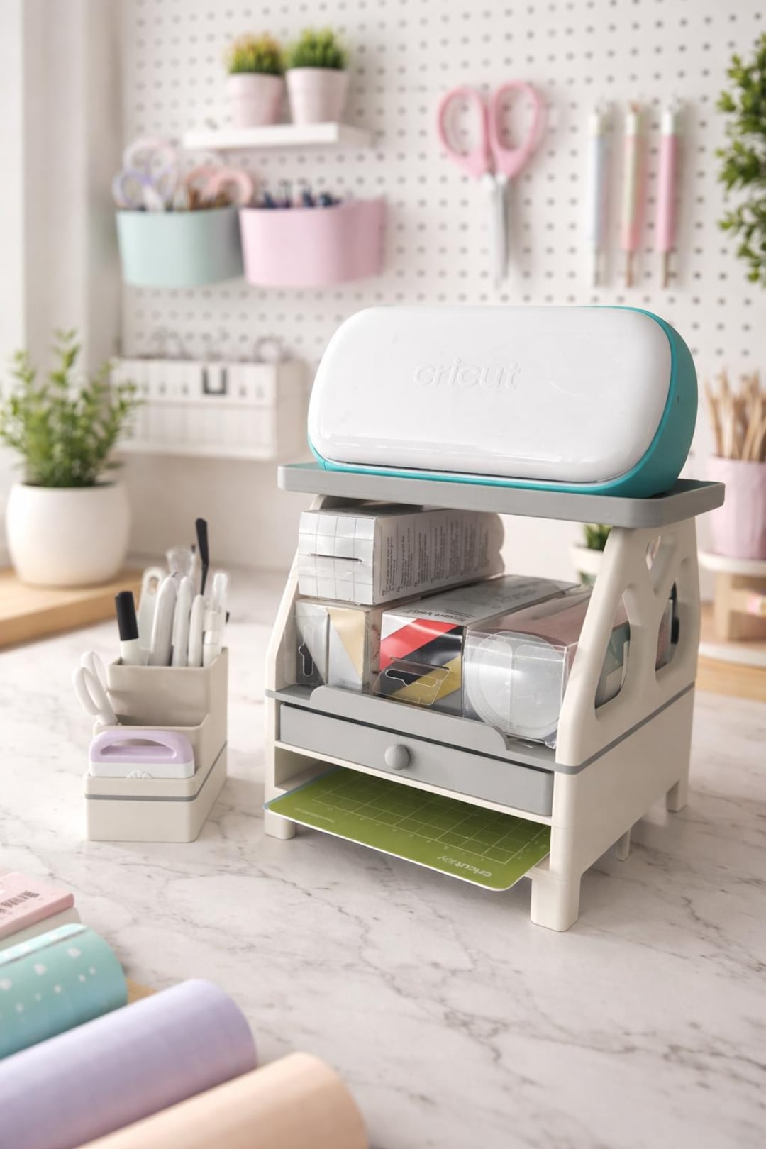 Custom Colour Cricut Joy Workstation With Organiser Drawer & Separate ...