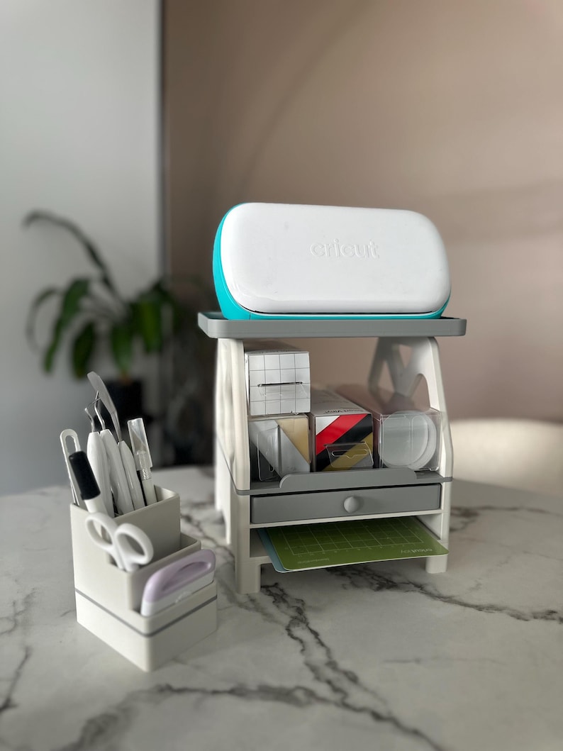 Custom Colour Cricut Joy Workstation With Organiser Drawer & Separate ...