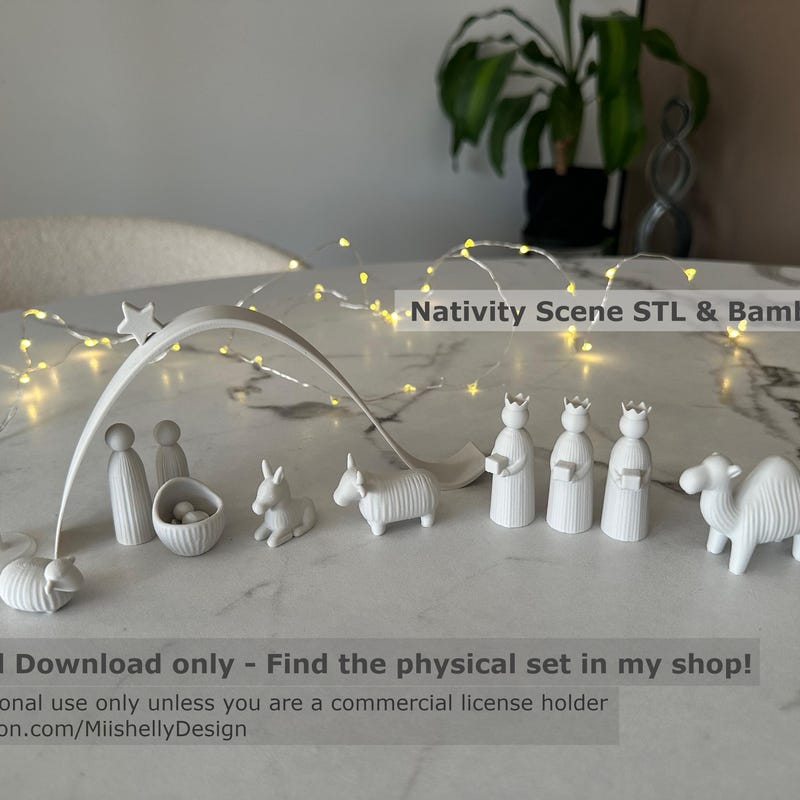 3 D Printer Nativity Sets - Etsy
