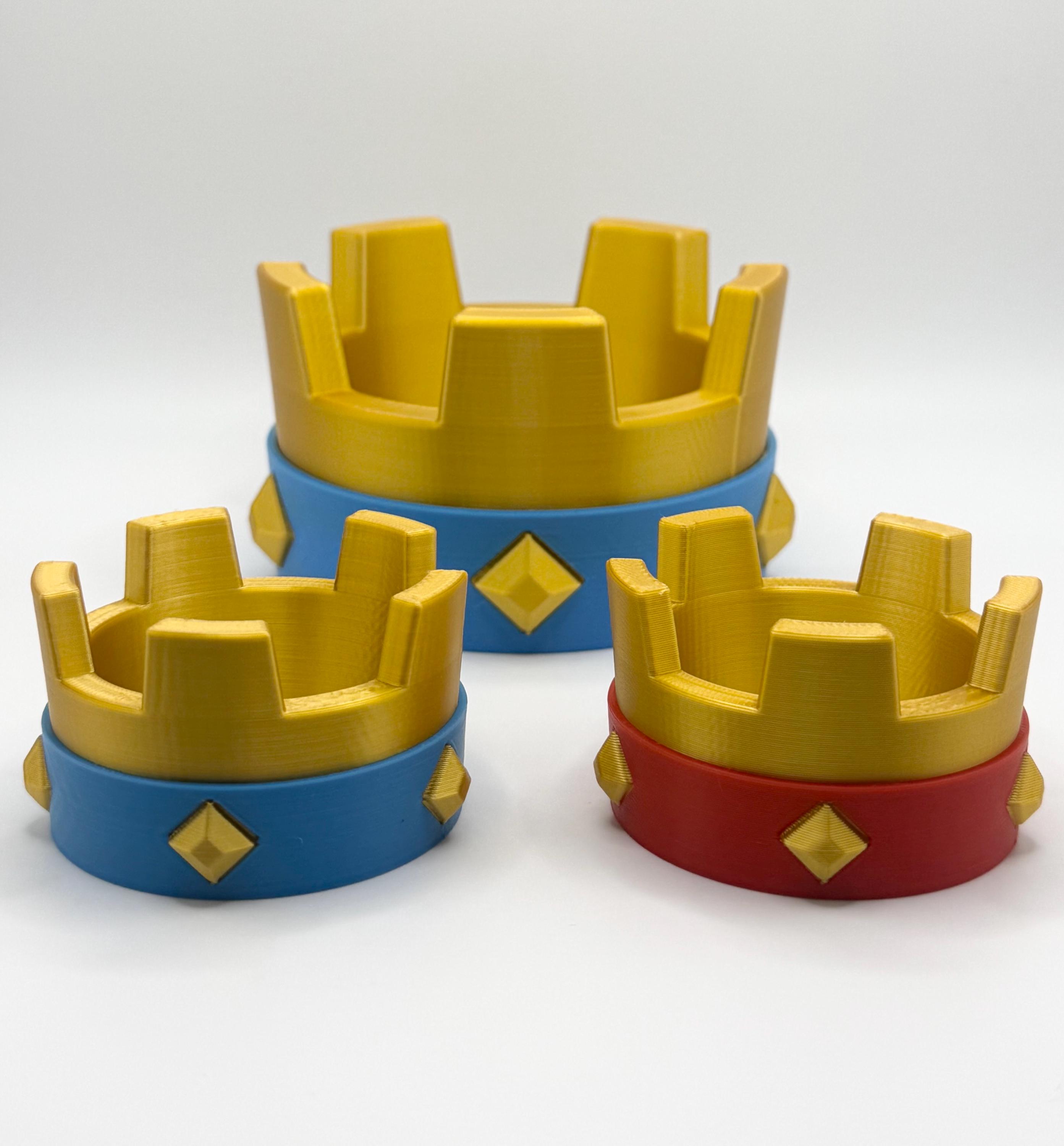 Clash King Crown | Gaming-inspired Battle Arena Prop | 2 Size Options ...