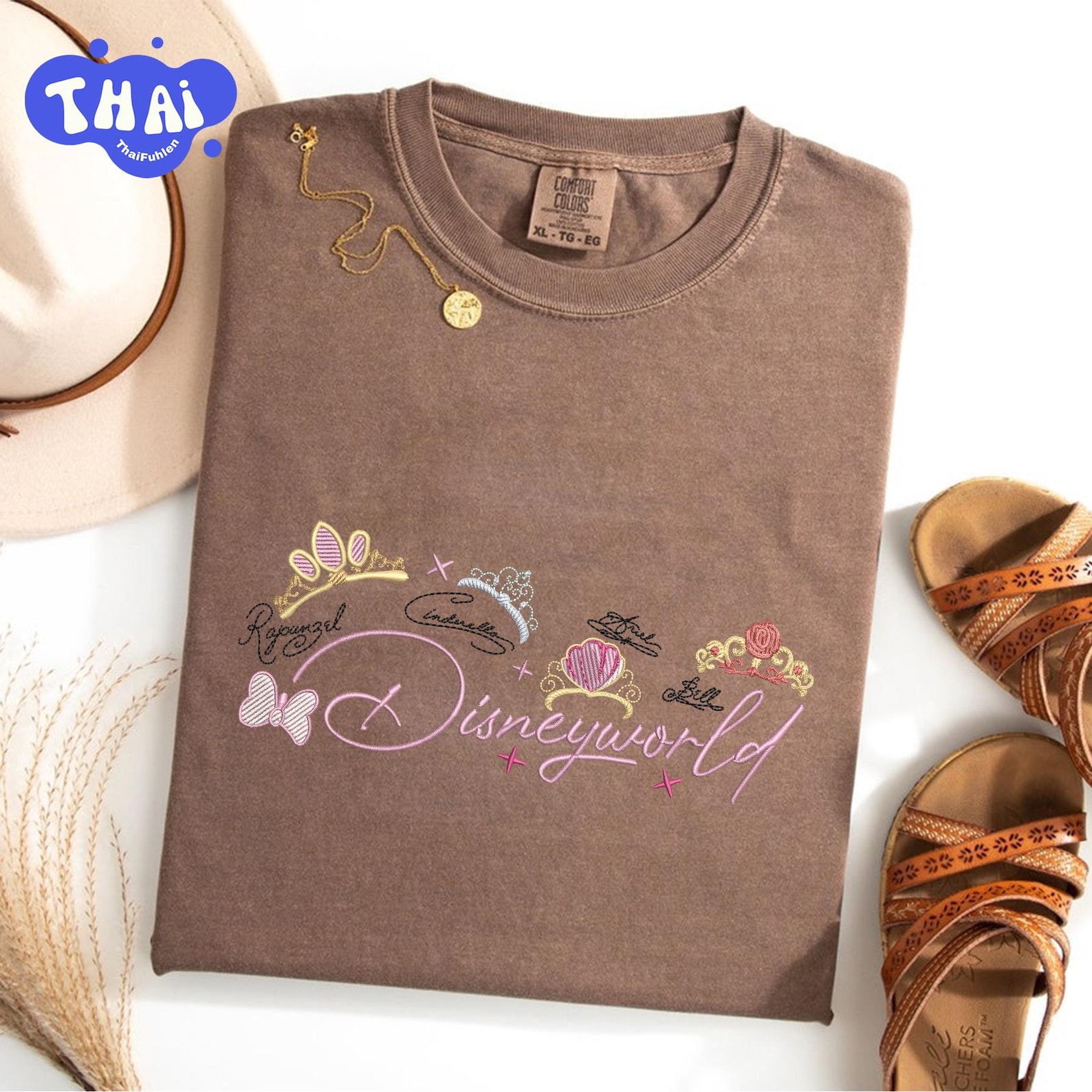 Princess Crown Name Machine Embroidery File,storybook Princess Crown ...