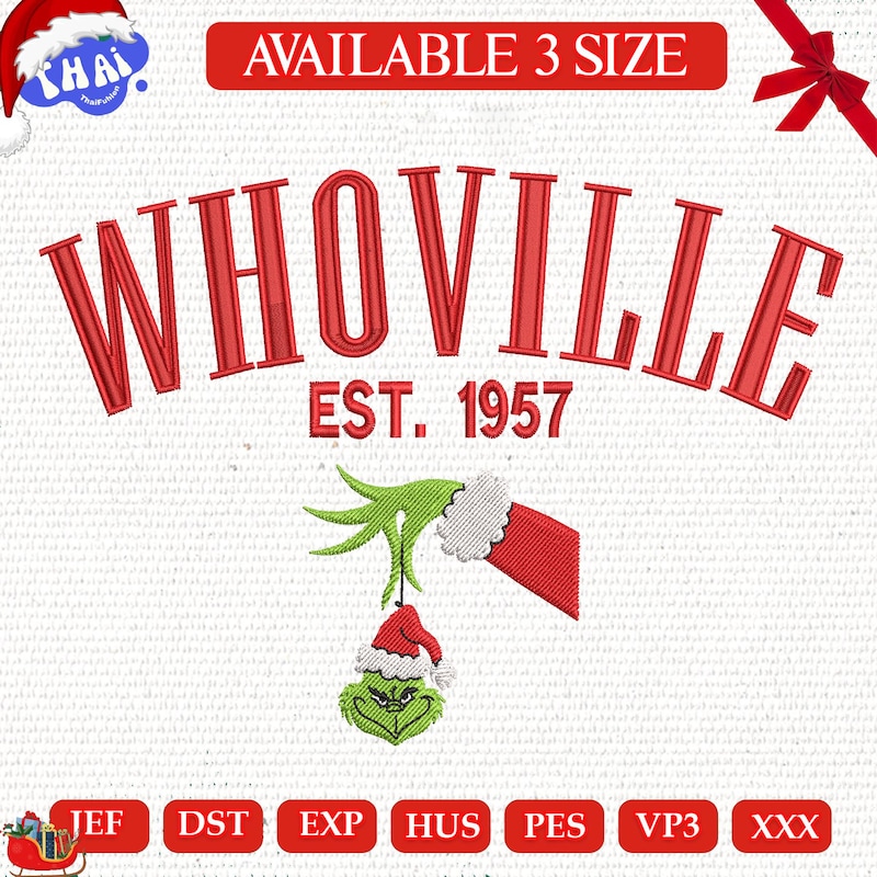 Whoville Dst File - Etsy
