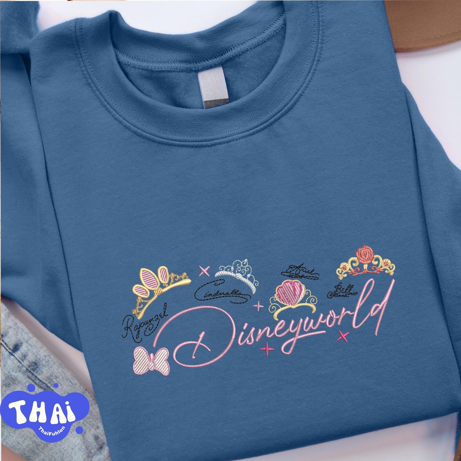 Princess Crown Name Machine Embroidery File,storybook Princess Crown ...