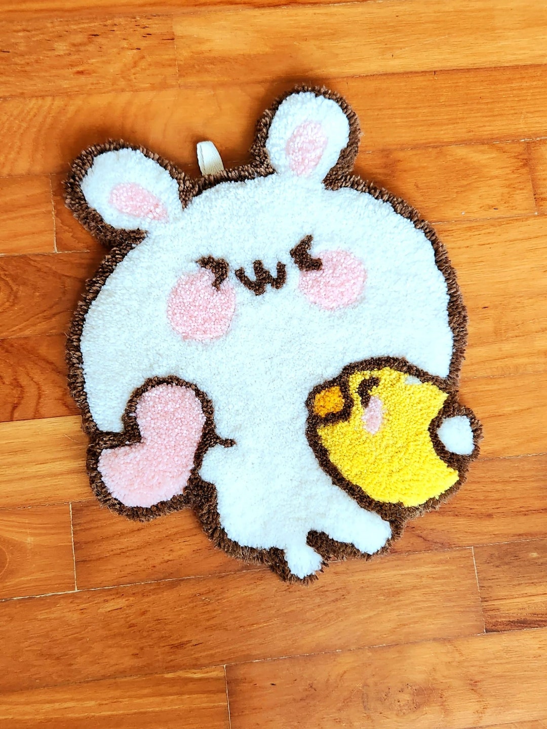 Custom Tufted Adorable Thumper & Puddle Decorative Mini Rug | 100% ...