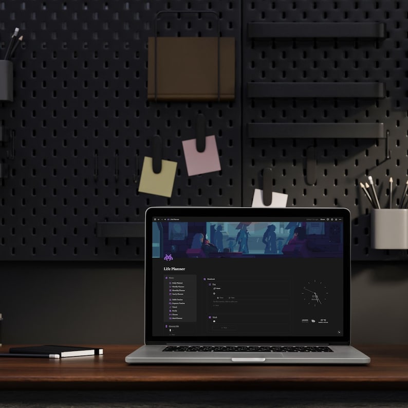 Notion Life Planner Template, Daily, Weekly, Monthly, Yearly, Habits ...
