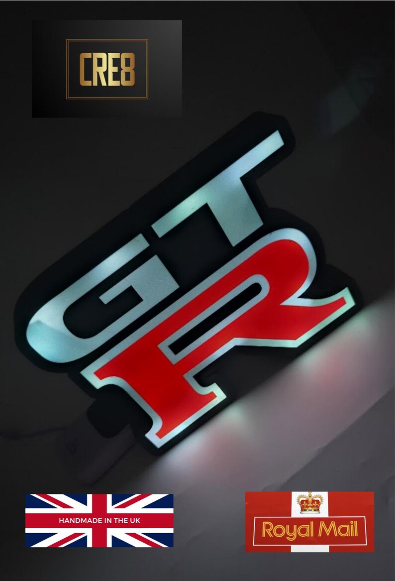 Nissan Gtr Skyline R32 R33 R34 R35 Nismo Gtr Led Light Sign - Etsy