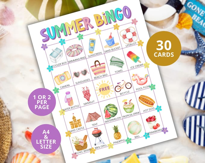 Coloring Bingo, 40 Coloring Bingo Cards, Coloring Bingo Game, Coloring ...