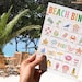 30 Beach Bingo Cards, Printable Summer Bingo, Summer Game, Summertime ...