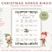 30 Christmas Song Bingo Cards, Printable Music Bingo Game for Family ...