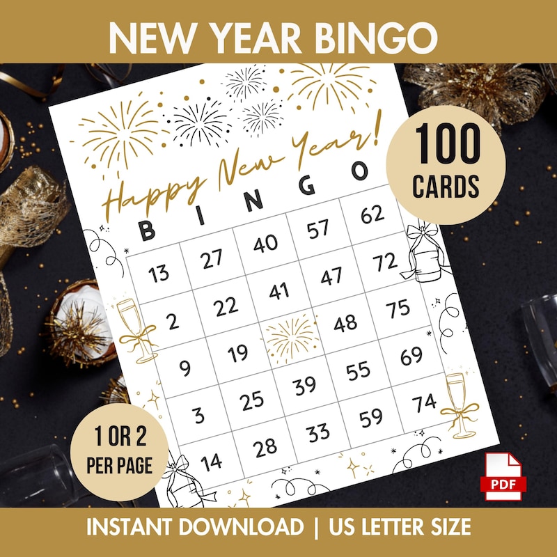 Word Bingo Template - Etsy