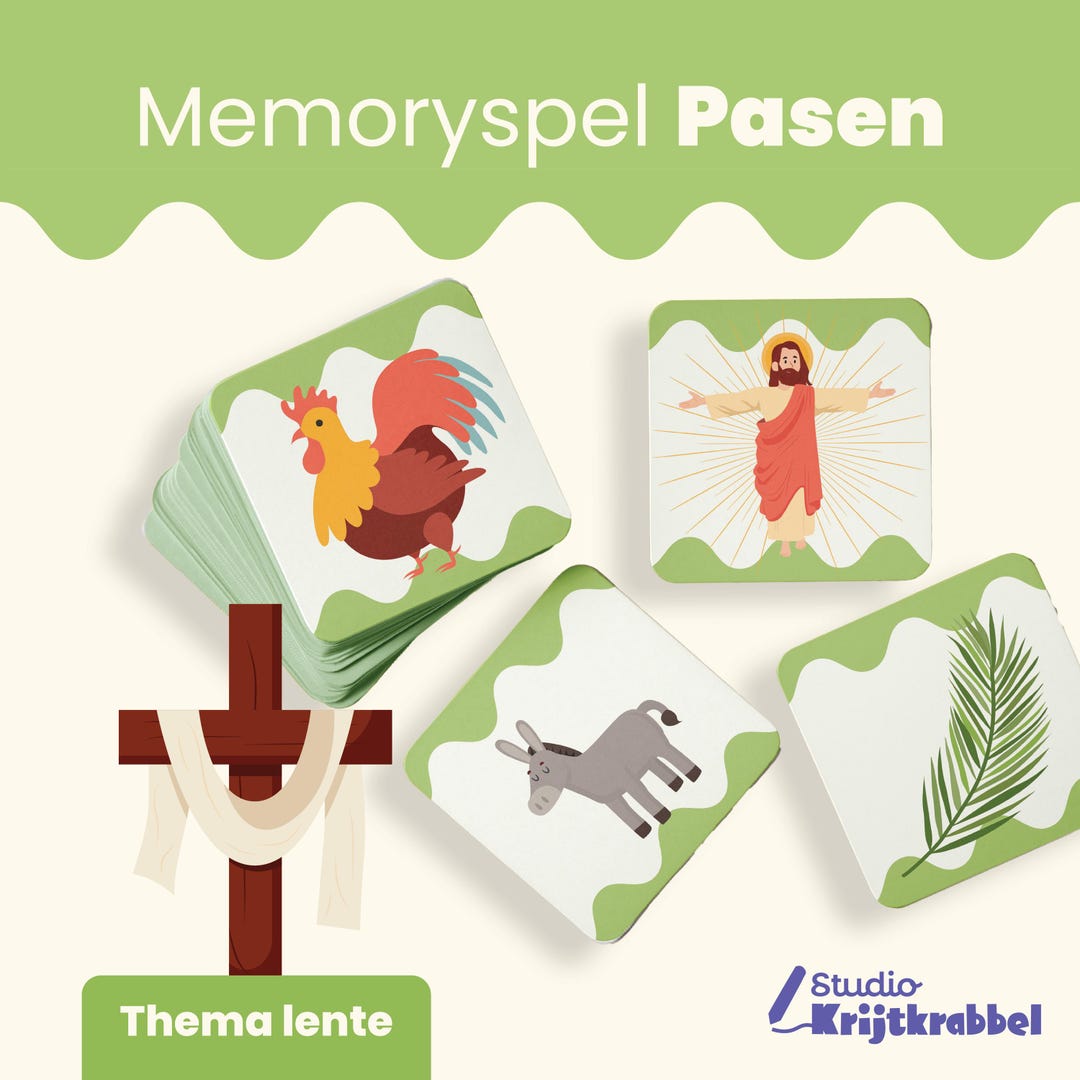 Memory Game Easter | Memory Game for Group 1 and 2 | Thematic Learning ...