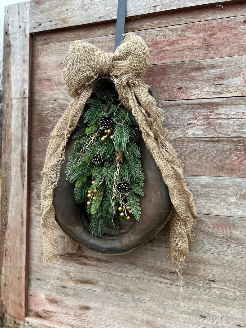 Rustic Christmas Wreath - Etsy