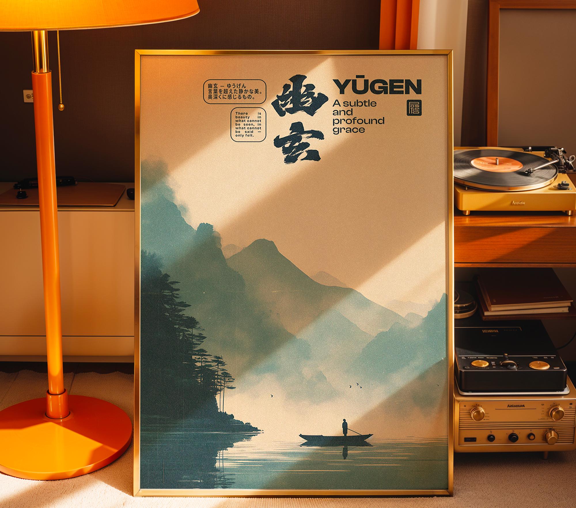 Yūgen Printable Japanese Poster – Minimal Nature Wall Art With Subtle ...