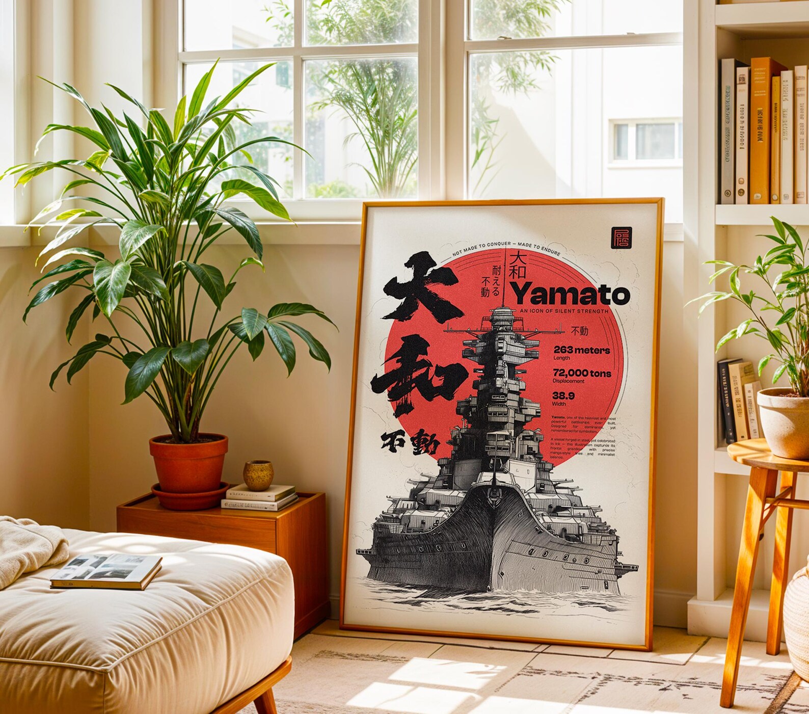 Yamato Japanese Poster – Printable Digital Wall Art With Bold ...