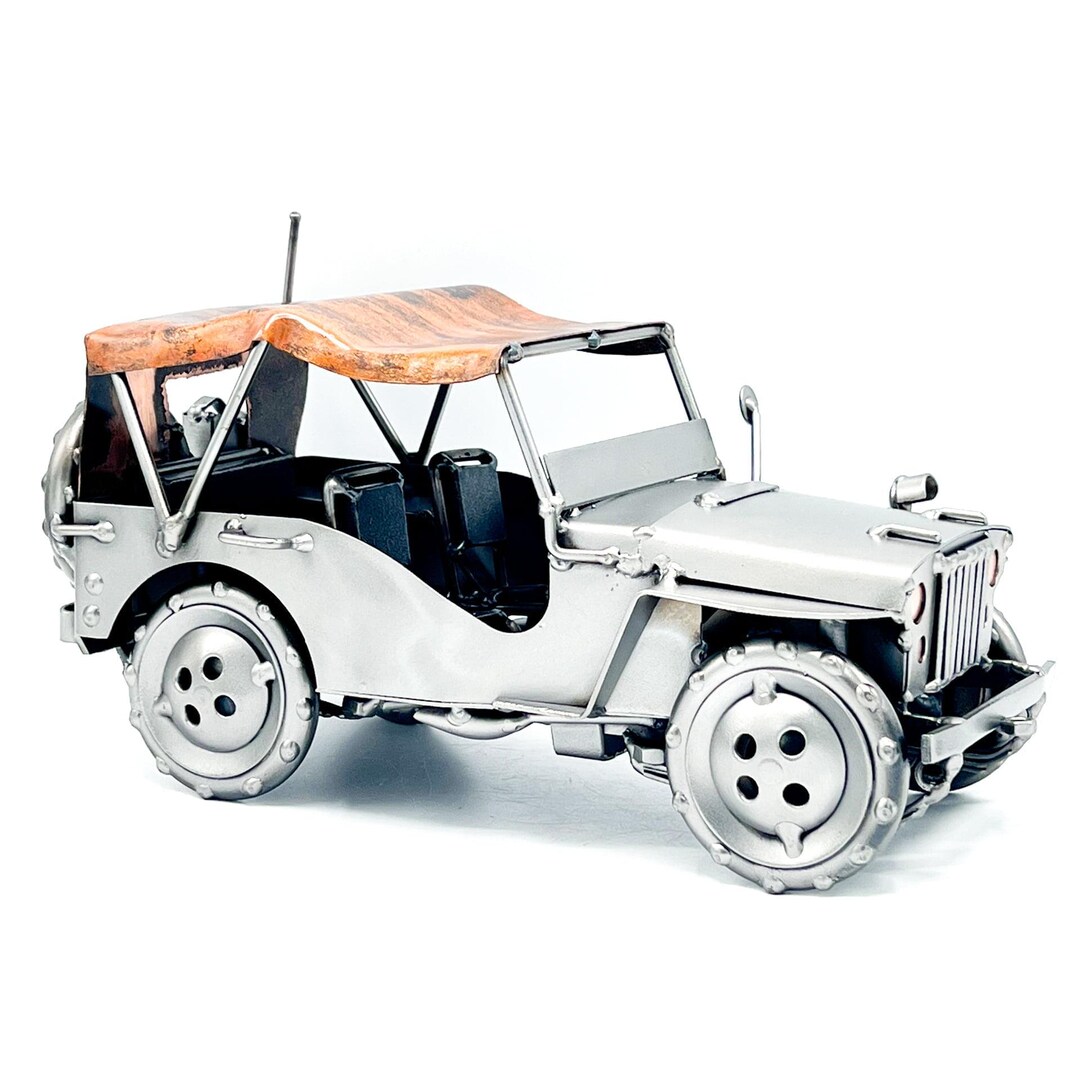Large Handmade Jeep Figurine Automotive Art Gift for Car Enthusiasts ...