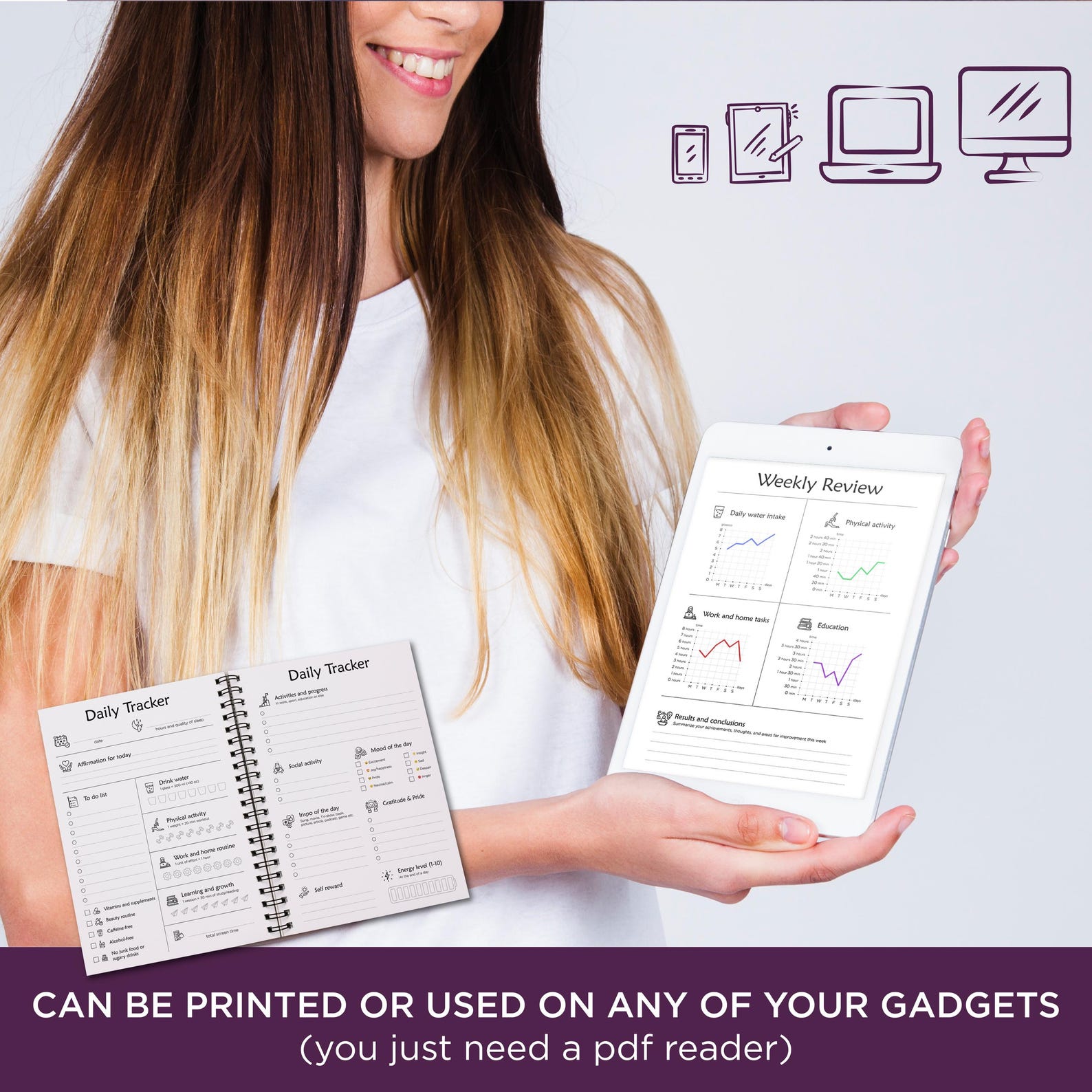 Work-life Balance Habit Tracker: Printable Journal (A4 PDF) - Etsy