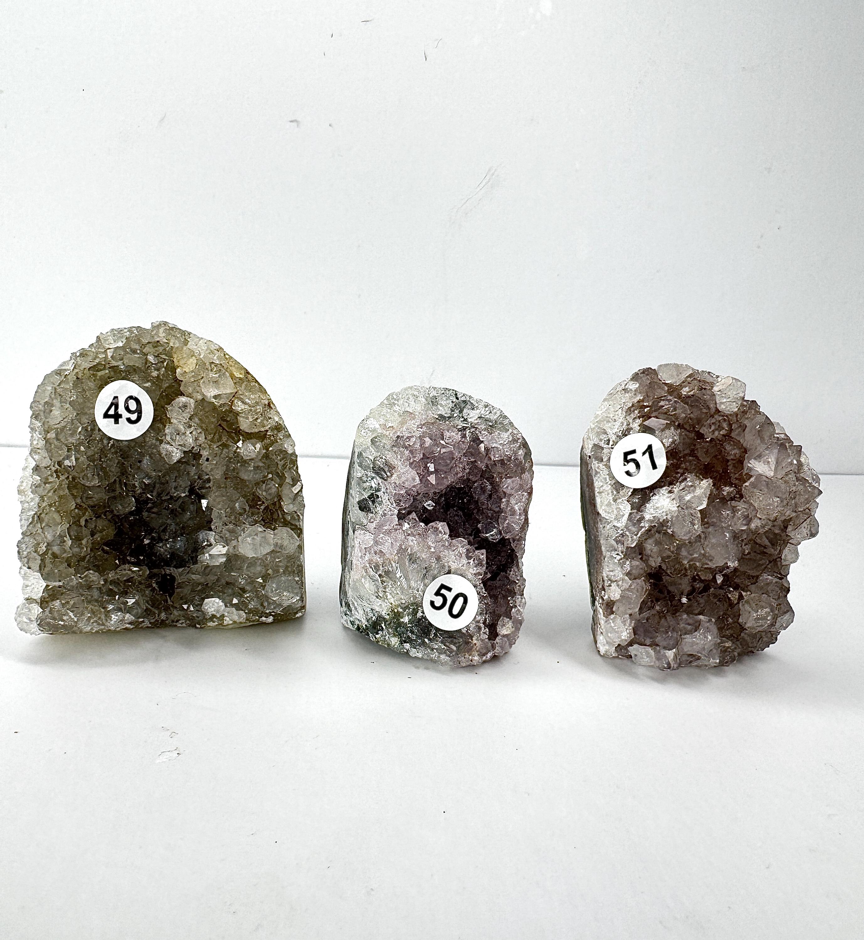 Amethyst Geode Cluster Self-standing Crystal Gemstone | Grade AAA ...