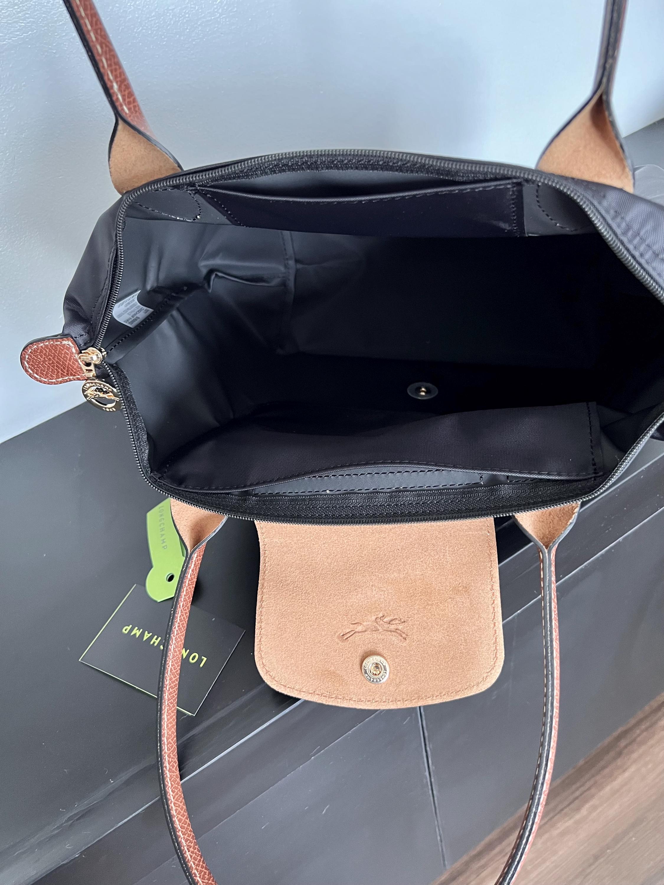 Longchamp Le Pliage Medium Long Handle Tote Bag Black - Etsy UK