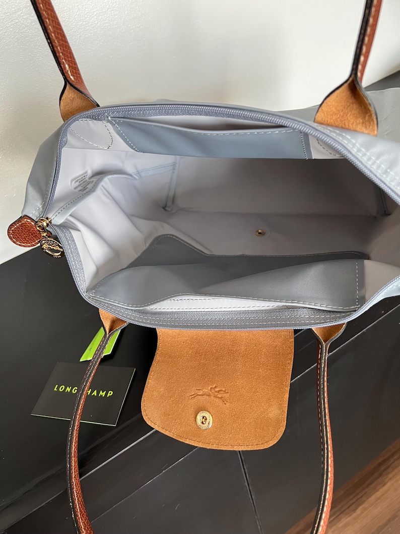 Longchamp Le Pliage Medium Long Handle Steel - Etsy