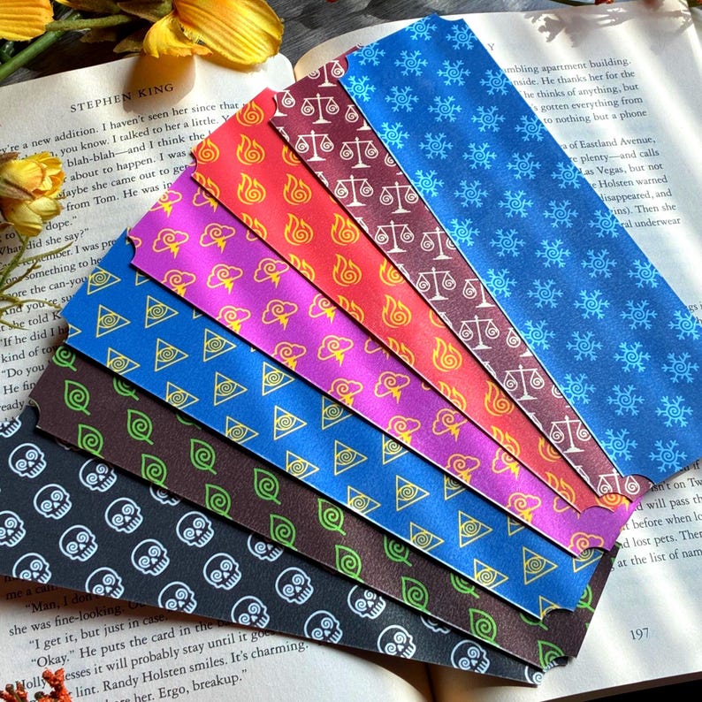 Wizard Inspired Bookmarks - Handmade Collector’s Gift for Gamers & Book ...