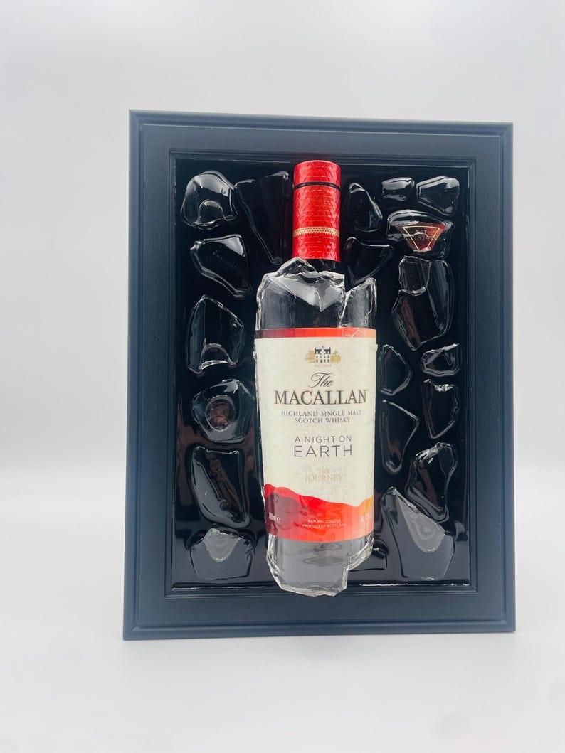 Macallan Broken Bottle Epoxy Art Wall Decor - Etsy