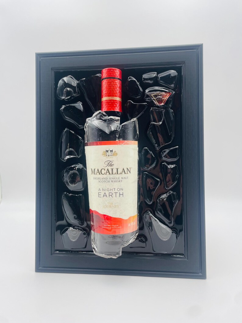 Macallan Broken Bottle Epoxy Art Wall Decor - Etsy