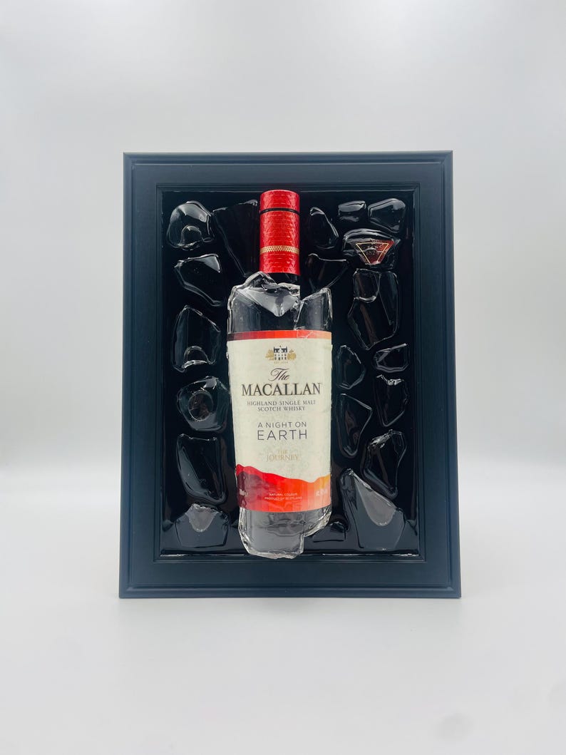 Macallan Broken Bottle Epoxy Art Wall Decor - Etsy UK