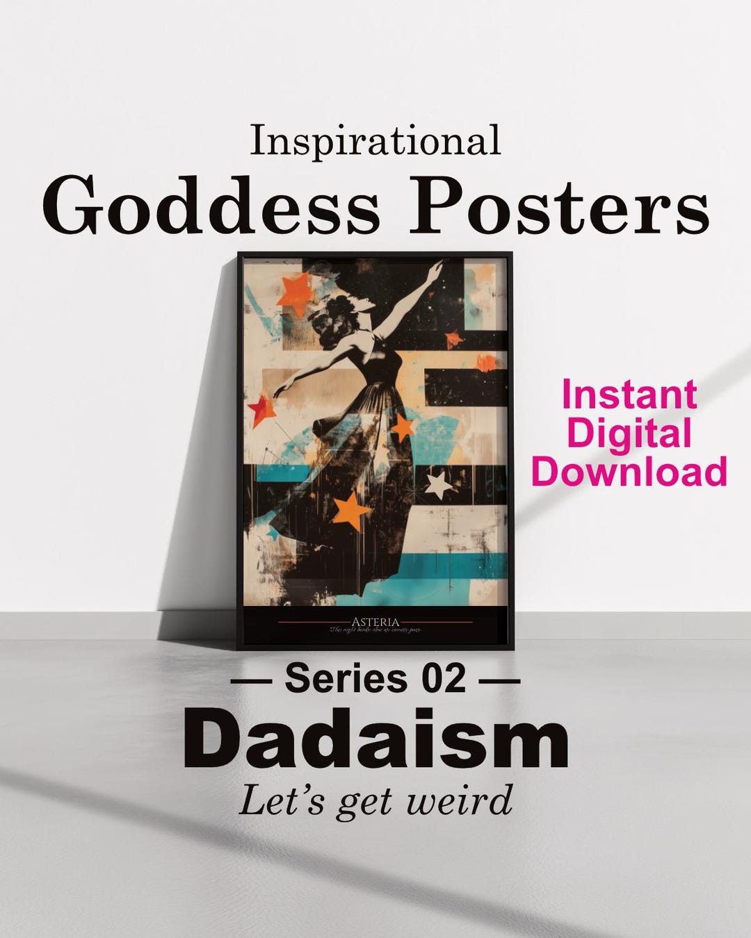 Asteria Greek Star Goddess Art | Dadaism Surreal Wall Art | Ai ...