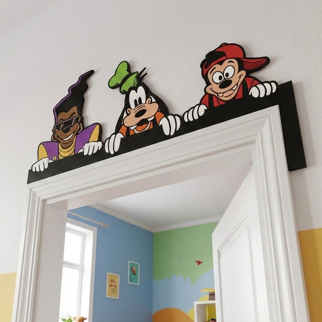 Disney A Goofy Movie Door Corner Sign, Powerline Stand Out World Tour ...