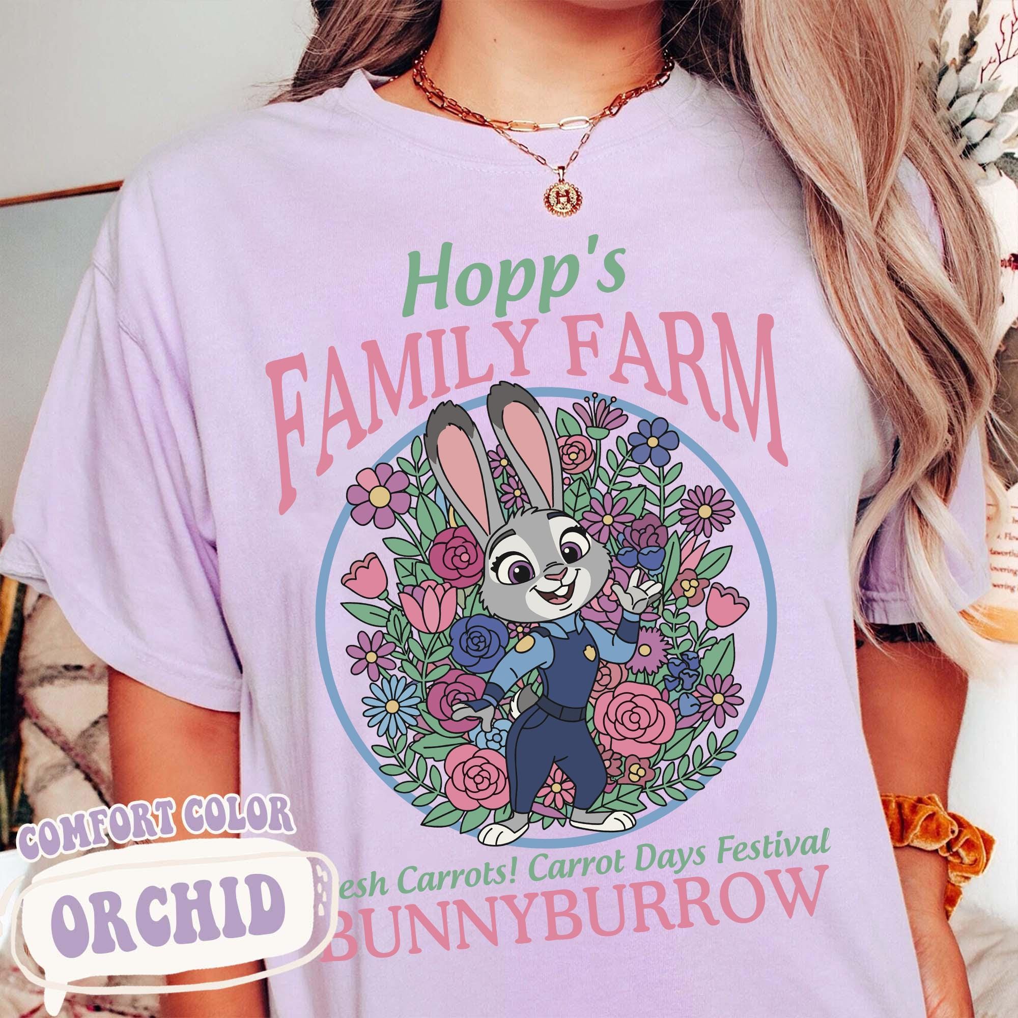 Disney Zootopia 2 Judy Hopps Foral Shirt, Judy Hopp Family Farm From ...