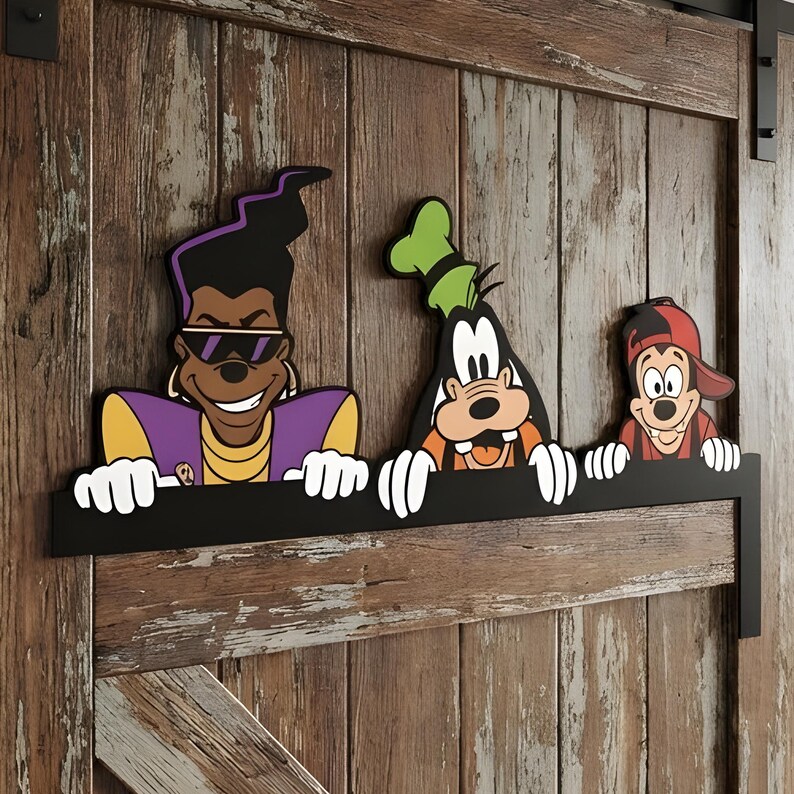 Disney A Goofy Movie Door Corner Sign, Powerline Stand Out World Tour ...